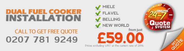 Dual Fuel Cooker Installation - Gas Cookers Installation