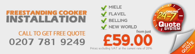 Freestanding Cooker Installation - Gas Cookers Installation